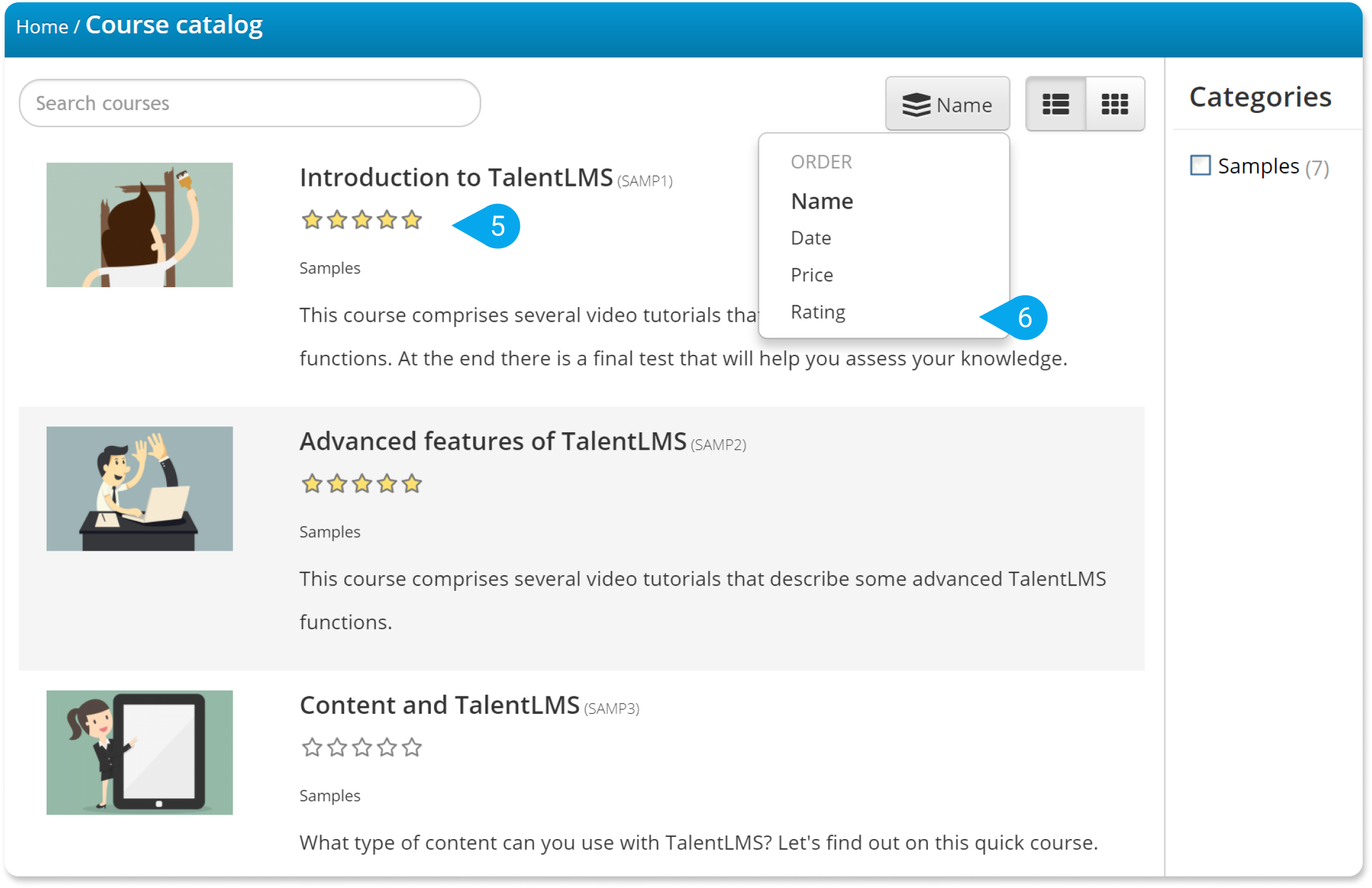 How to let users rate their courses in the Legacy interface – TalentLMS ...